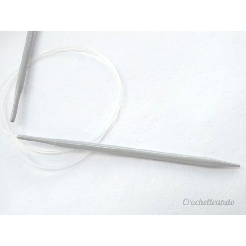 AGUJA CIRCULAR EN ALUMINIO 7mm - 80cm - Crochetteando - La tienda de ...
