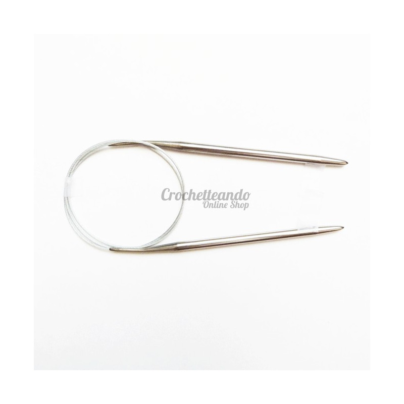 AGUJA CIRCULAR EN ALUMINIO 10mm - 80cm - Crochetteando - La tienda de ...